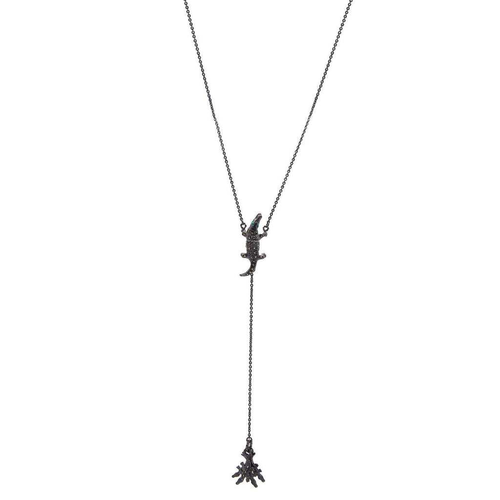 Collar y cocodrilo Regina Castillo Collares