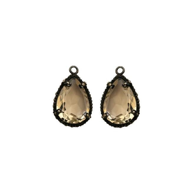 Drop clásico chico con pátina grisácea Regina Castillo Drops